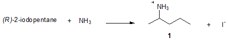 Solved The reaction of (R)-2-iodopentane with one-molar | Chegg.com