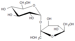 Solved The structure of sucrose (table sugar) is given | Chegg.com