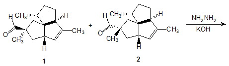 Solved A compound called pentalenene was synthesized by | Chegg.com
