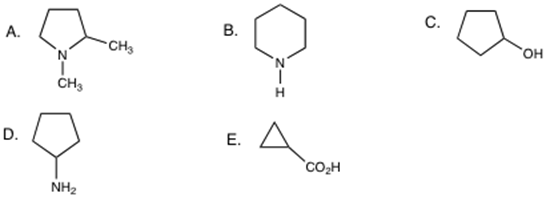 Solved C. OH CH3 D. E. CO2H NH2 | Chegg.com