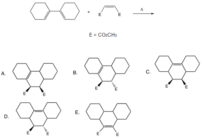 Solved E CO2CH3 A. C. E. D. | Chegg.com